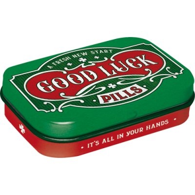 Nostalgic-Art metalna kutijica za bombone-Good Luck Pills