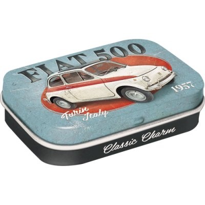 Nostalgic-Art metalna kutijica za bombone – Fiat 500 – Turin Italy