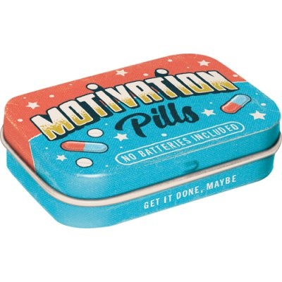 Nostalgic-Art metalna kutijica za bombone – Motivation Pills