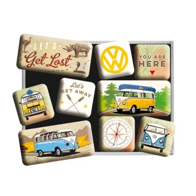 Nostalgic-Art set magneta – VW Bulli