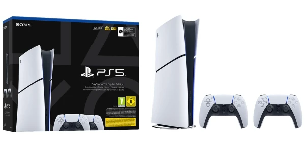 Sony Playstation 5 Slim Digital 825GB sa dva kontrolera