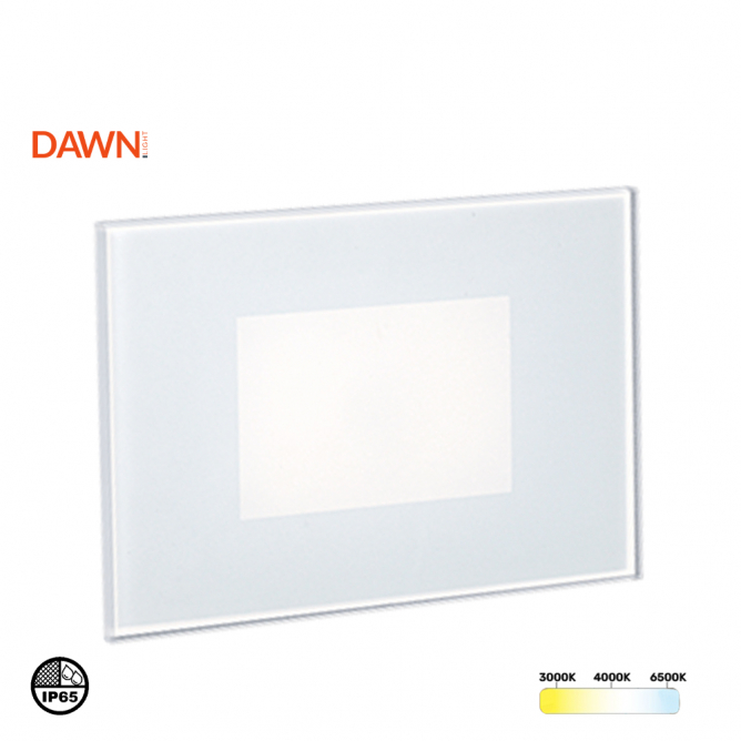 DAWN LED SVETILJKA E637699 3W CCT IP65 BELA