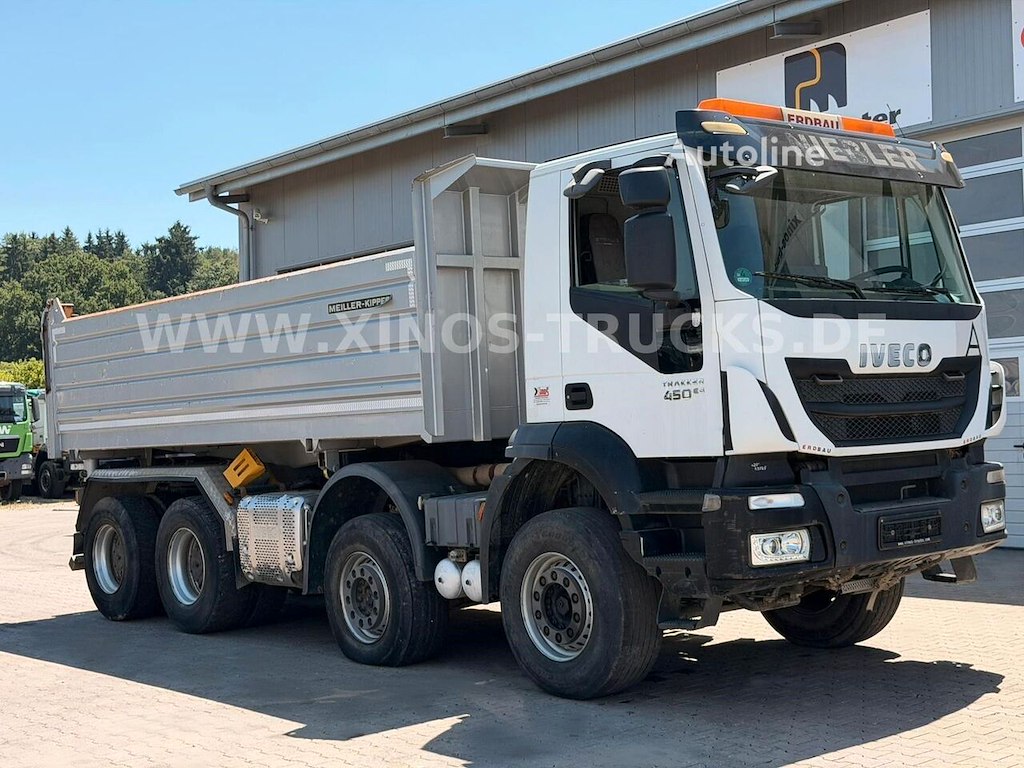 IVECO TRAKKER 450 MEILLER GESTEINSMULDE 2-SEITEN kiper