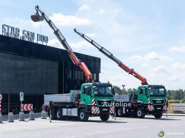 MAN TGS 33.480 6x4 PALFINGER PK 22002 Crane Tipper kiper