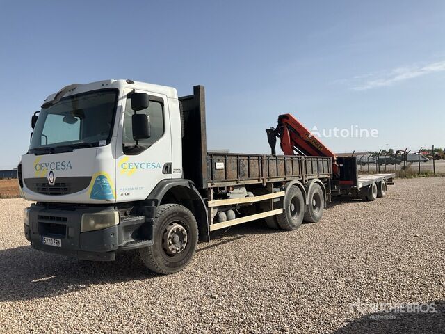 Prodaje se Renault Plander 410.26 kamion s ravnom platformom na aukciji + prikolica platforma