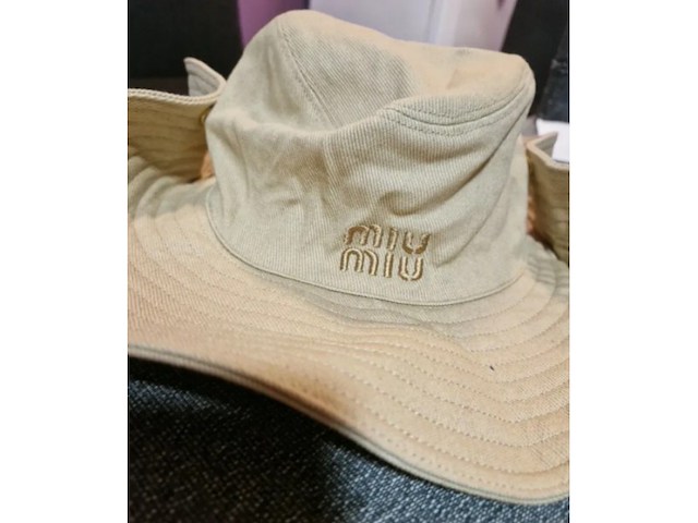 Miu Miu kaubojski šešir - model Drill Hat