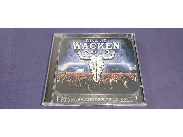 Various - Live At Wacken 2013 (2xCD, Germany) NOVO