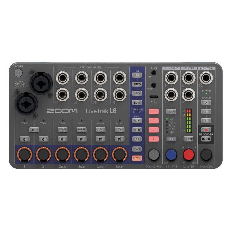 Zoom LiveTrak L-6 mikseta