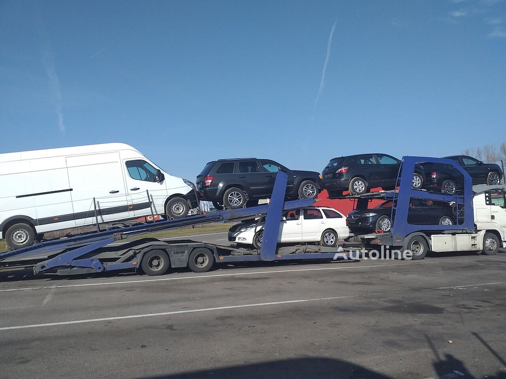 MAN-VW tgs autotransporter + prikolica autotransportera