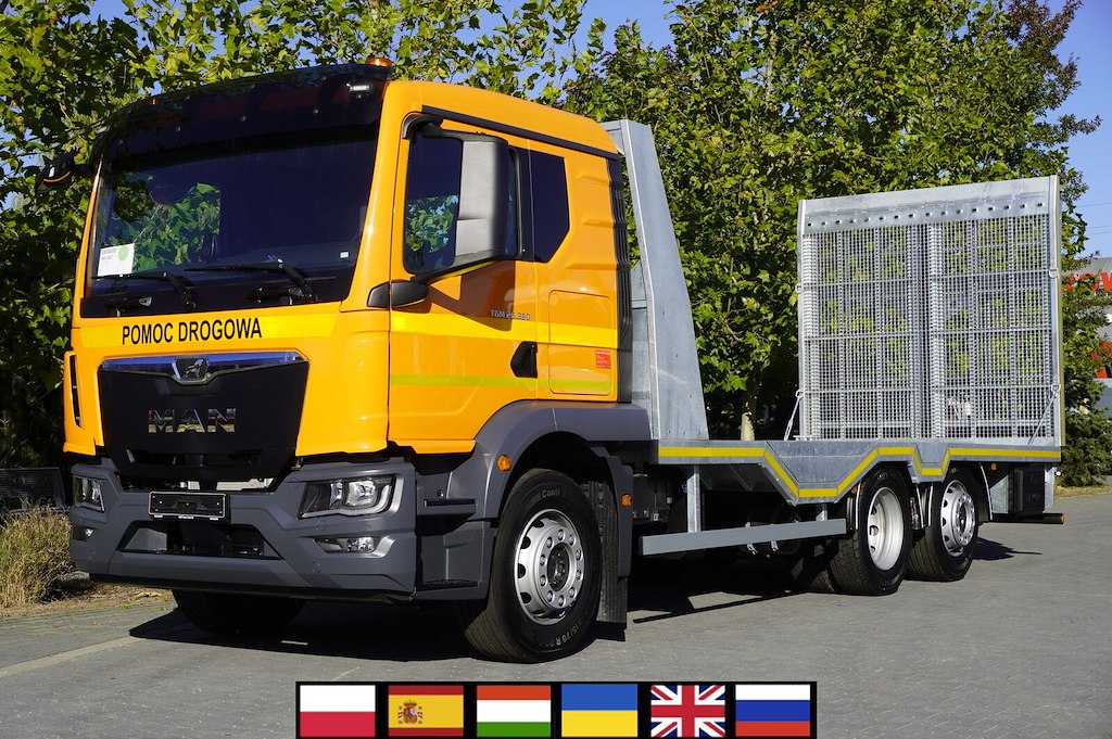Novi MAN NEW MAN TGM 26.320 6×2-4 tow truck / NEW Galvanized 9.2 m platfo šlep auto