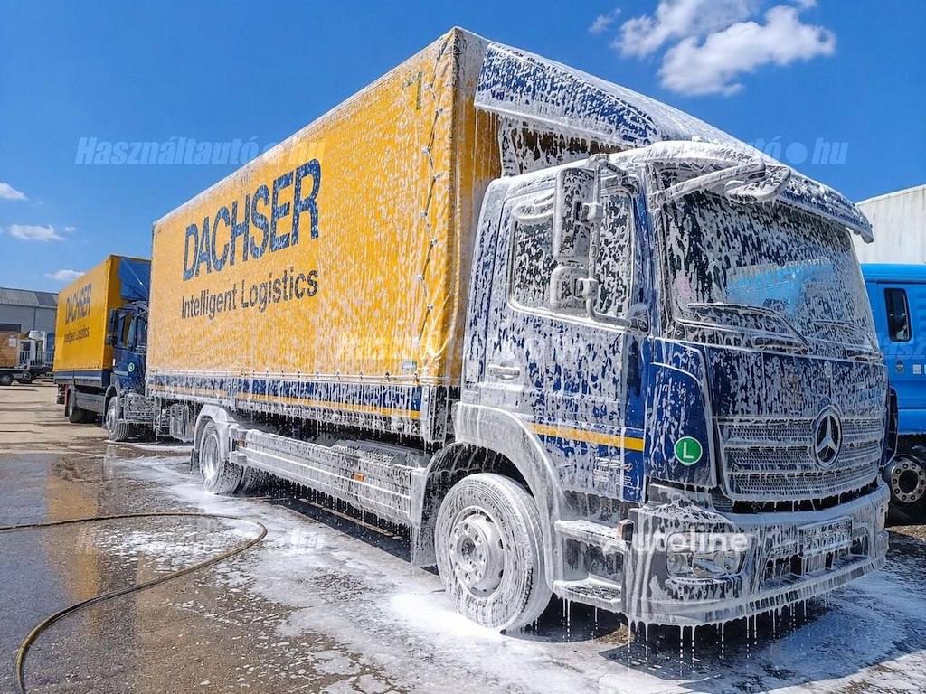 Mercedes-Benz ATEGO 1224 PONYVÁS-EMELŐHÁTFALAS kamion s ceradom
