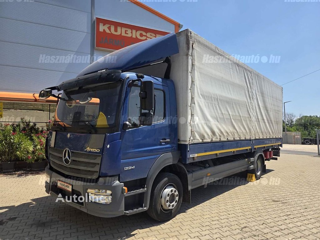 Mercedes-Benz ATEGO 1224 PONYVÁS-EMELŐHÁTFALAS 7.35 m kamion s ceradom