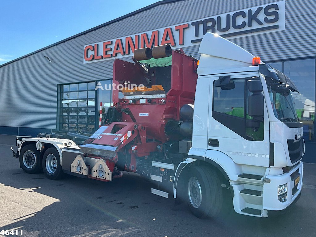 IVECO Stralis AD260SY Euro 6 Translift zijlader kamion sa kukom za podizanje tereta