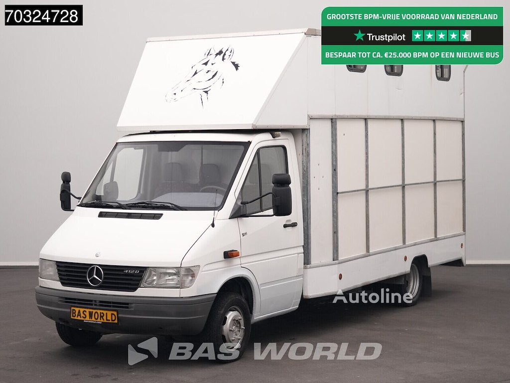 Mercedes-Benz Sprinter 412 D Dubbellucht Paardenwagen Horsetruck Pferdenwagen kamion za prevoz konja