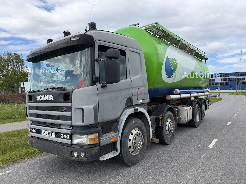 Scania 114 340 8x2 Silo kamion za prevoz zrna