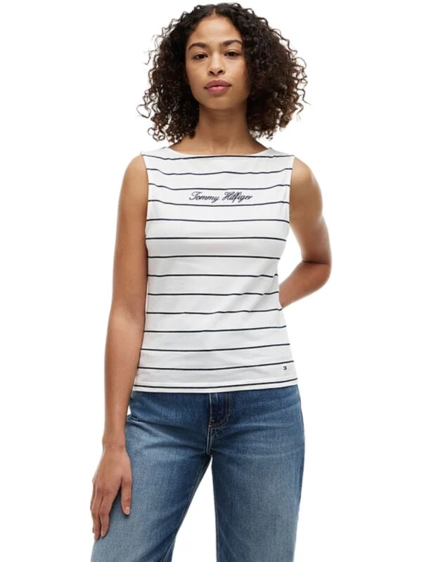 Tommy Hilfiger - Pamučni ženski top