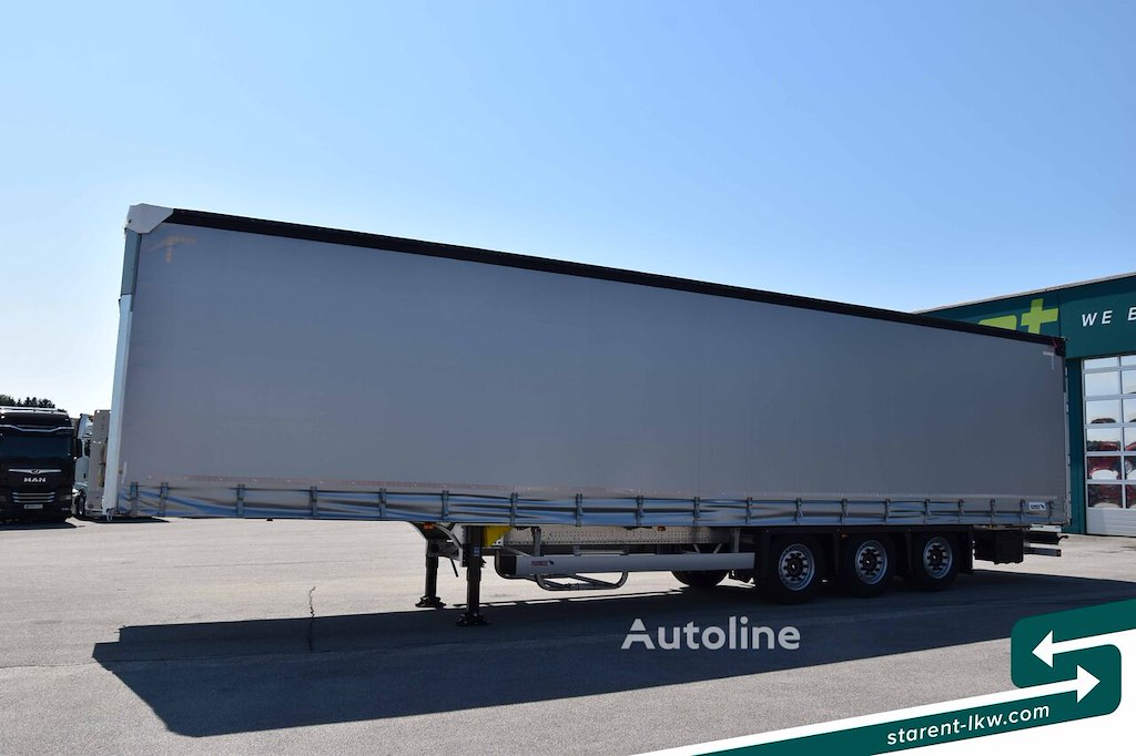 Nova Schmitz Cargobull Varios Hubdach Liftachse XL-Zertifikat Multilock LED-Rückfahrlic poluprikolica sa kliznom ceradom