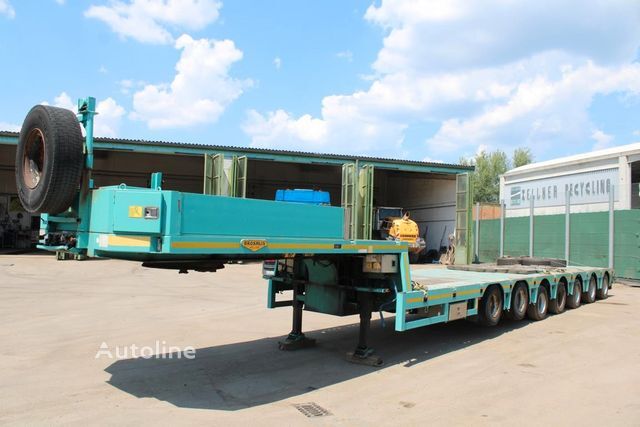 Broshuis SemiTieflader 7 Achs hydraulisch gefedert Nr 185 poluprikolica sa niskom platformom