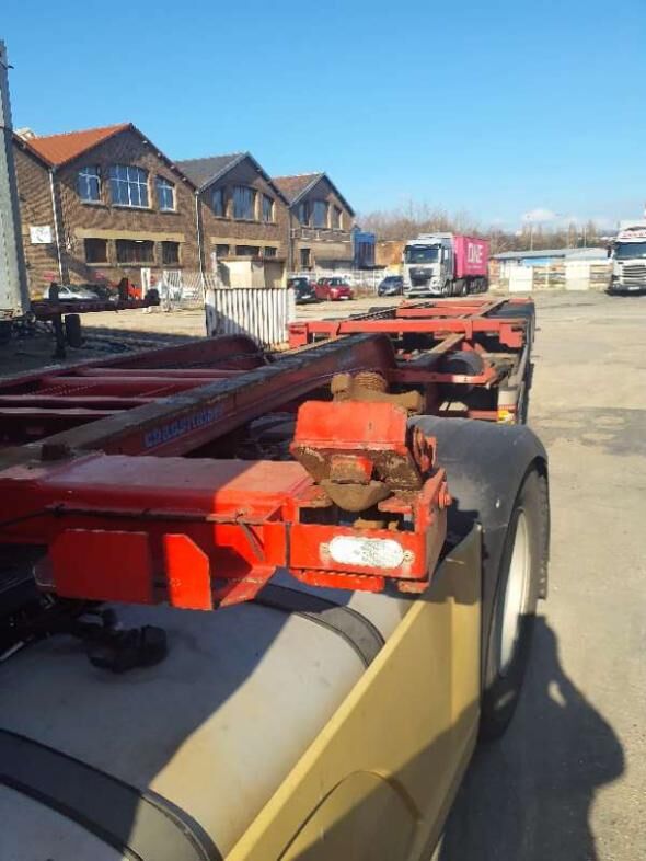 Asca Trailer Chassis Gooseneck 45' with sliding 20' poluprikolica za prevoz kontejnera
(664623)