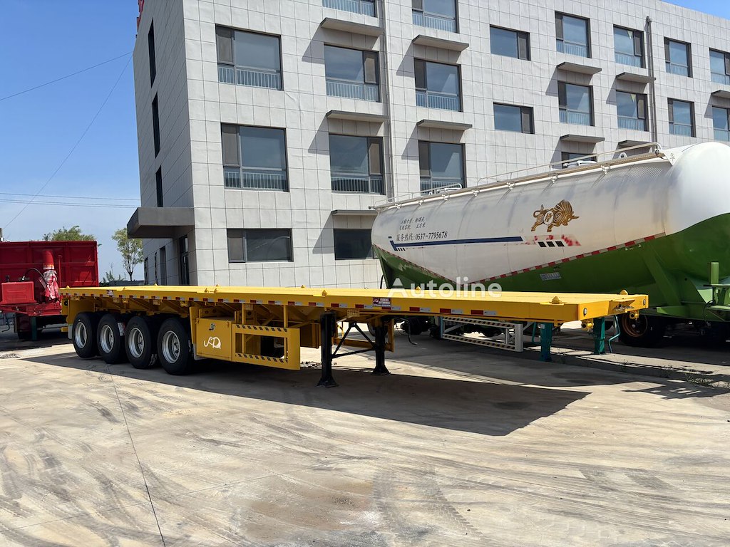Nova Fudeng 4 Axle Flatbed Semi Truck Trailer poluprikolica platforma