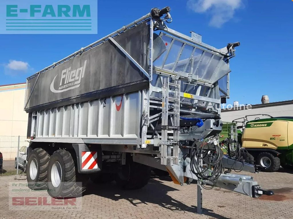 Fliegl asw 271 taurus fox 40m³ + top lift light cisterna silos