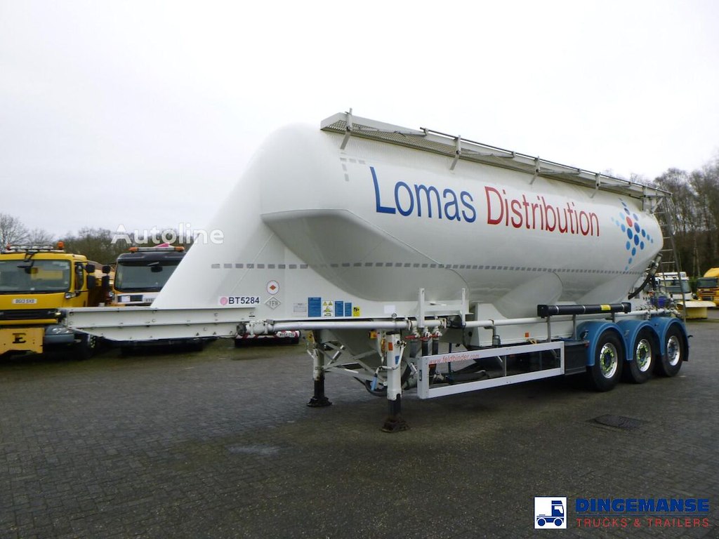 Feldbinder Powder tank alu 50 m3 / 1 comp cisterna silos