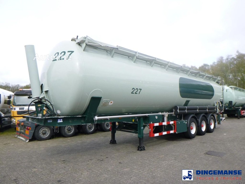 Feldbinder Powder tank alu 60 m3 (tipping) cisterna silos