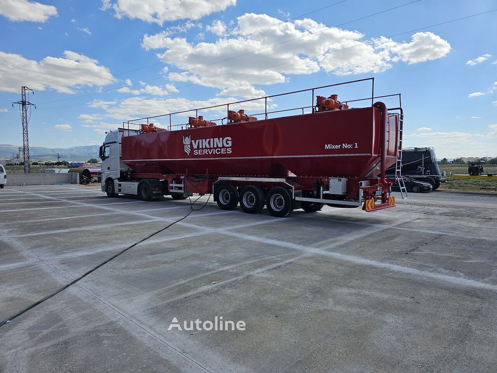 Novi Nova Mixer Chemical, Water Semi Trailer poluprikolica betonska mešalica