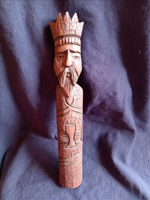 Naiva skulptura Kralj