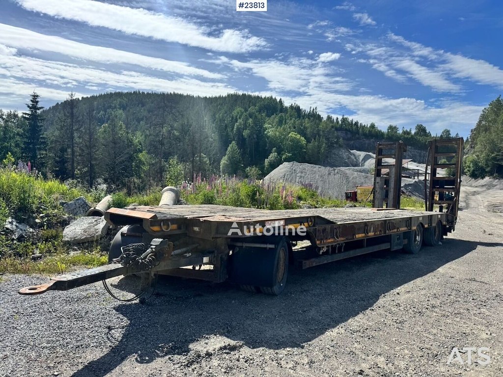 McCauley McCauley MAC maskinslep med hydrauliske kjørebruer prikolica sa niskom platformom
