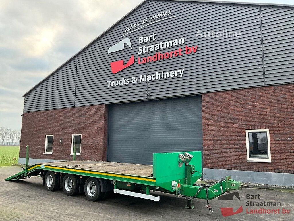 Blomenroehr 689/25000 3 assige open middenasaanhanger met mecha prikolica za građevinske strojeve