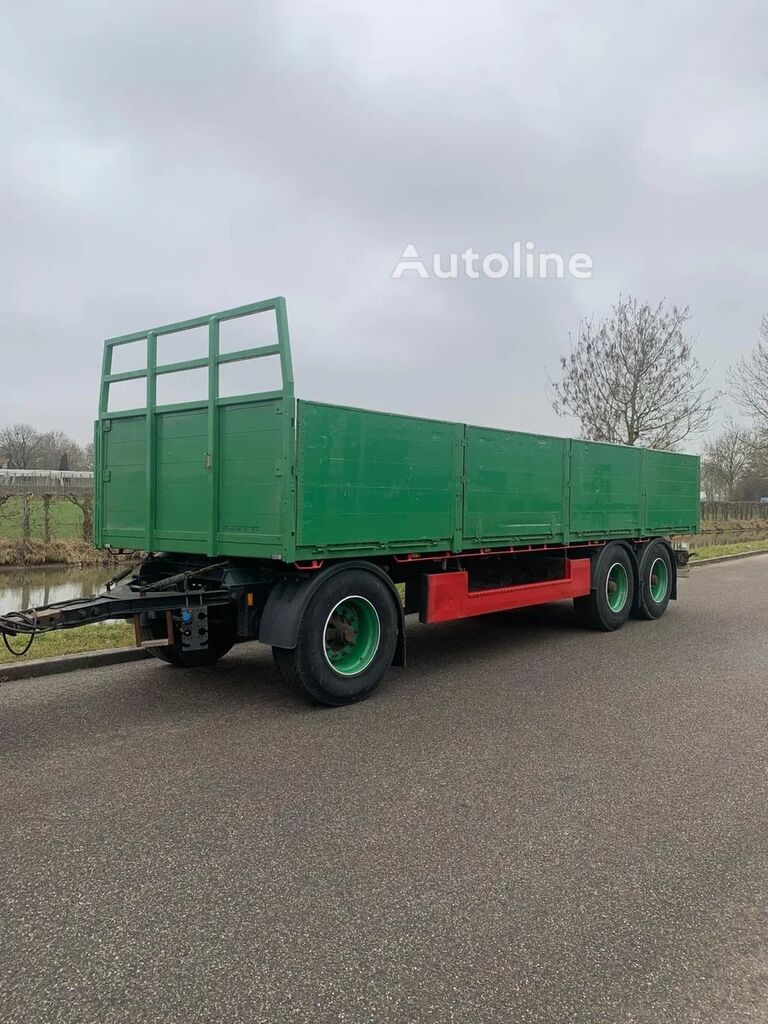 Krone 3 asser | 27 ton | alu schotten | open laadbak prikolica sa ravnom platformom