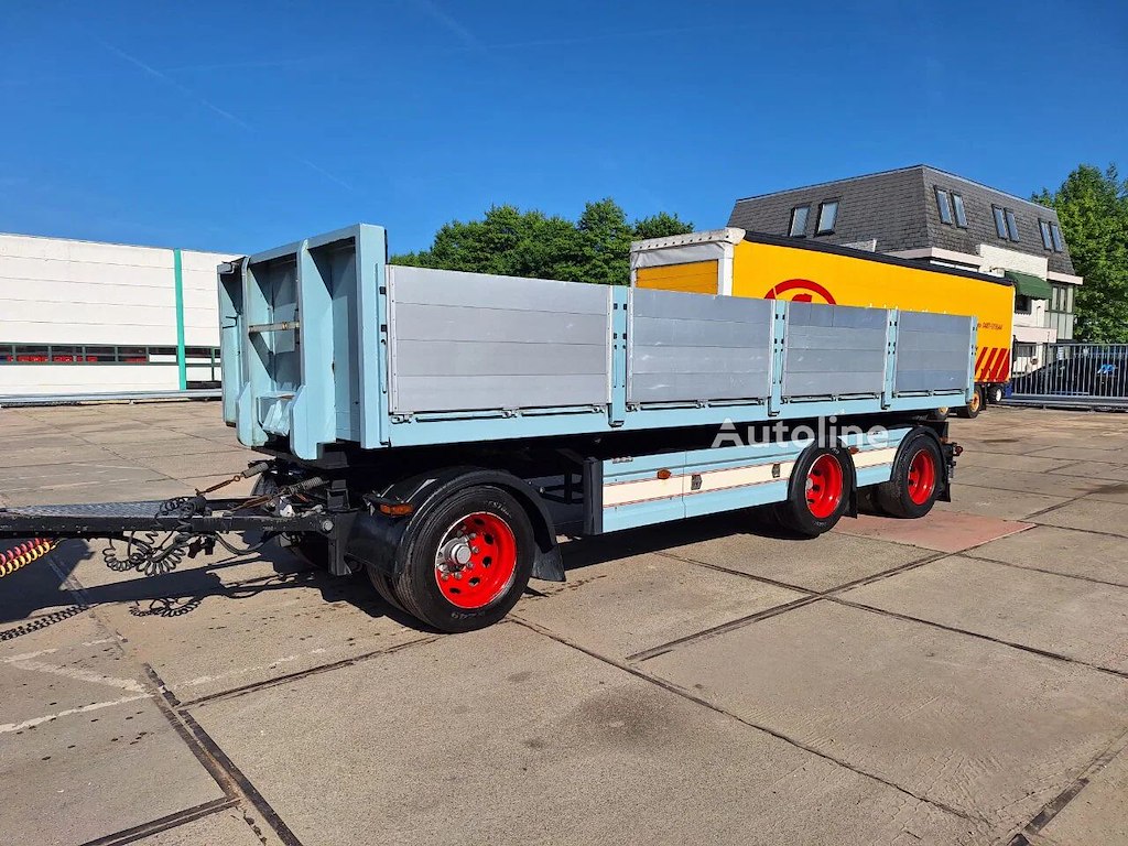 Lako 3 asser plattebak | aluminium schotten | 30 ton | bpw prikolica sa ravnom platformom