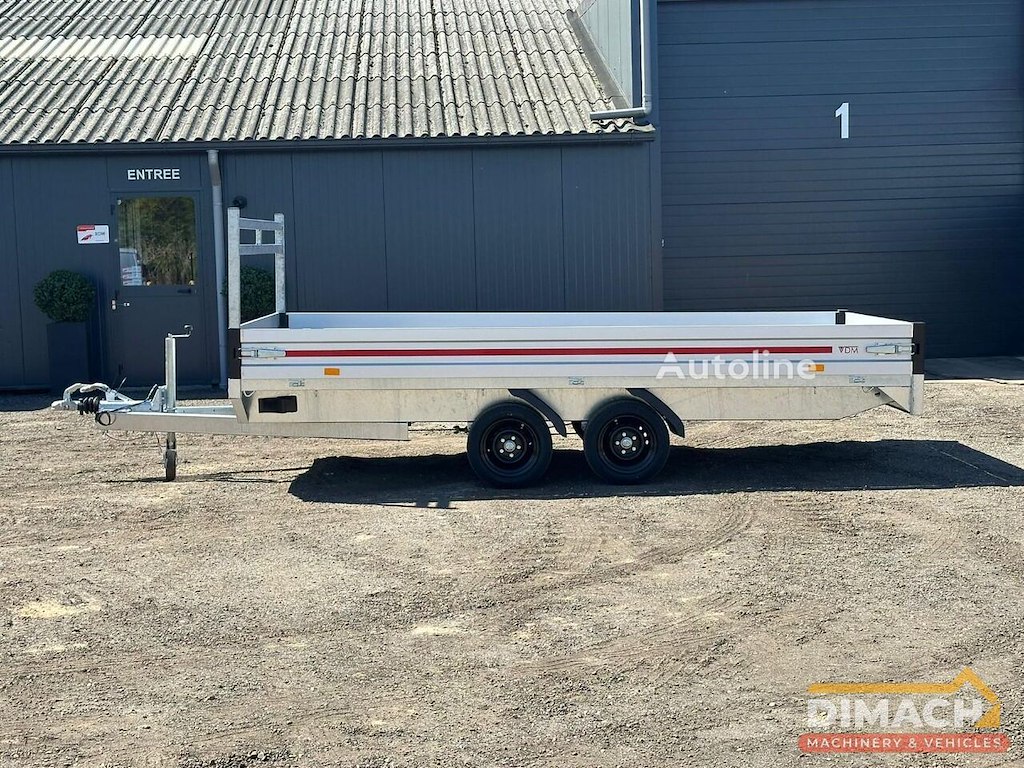 Nova VDM VDM41DC02 New flatbed trailer 2700 kg - 414x208 cm internal dime prikolica sa ravnom platformom