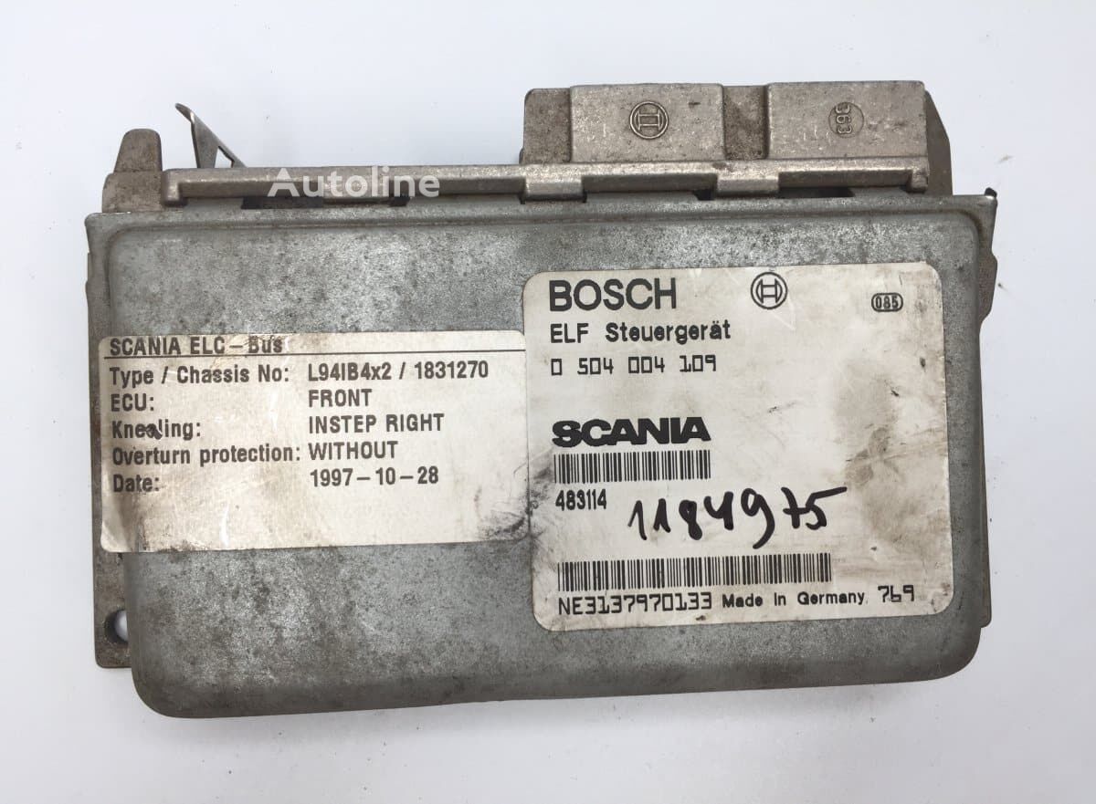 Unitate de control Scania ELC-Bus L94IB4x2 / 1831270 Front 1997 489555, 483114 upravljačka jedinica za Bosch ELF Steuergerät kamiona