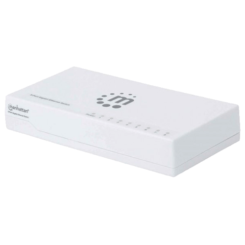 MANHATTAN Gigabit Ethernet Switch INT MH 8-Port Neupravljivi, 8 RJ-45 portova