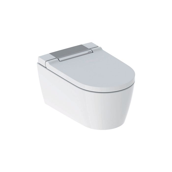 WC ŠOLJA KONZOLNA AQUACLEAN SELA TUŠ WC KOMPLET HROM SJAJ