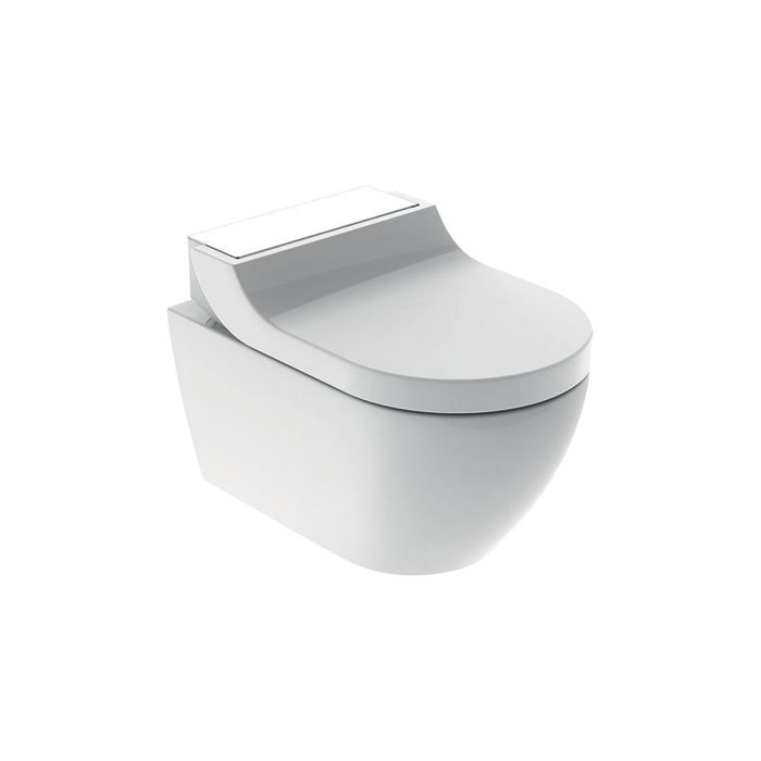 WC ŠOLJA KONZ.AQUACLEAN TUMA COMFORT TUŠ WC KOMPL.STAKLO/BELA