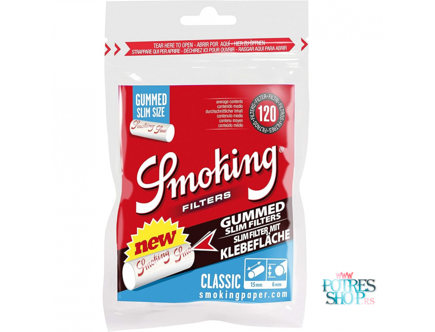SMOKING FILTERI SLIM GUMMED