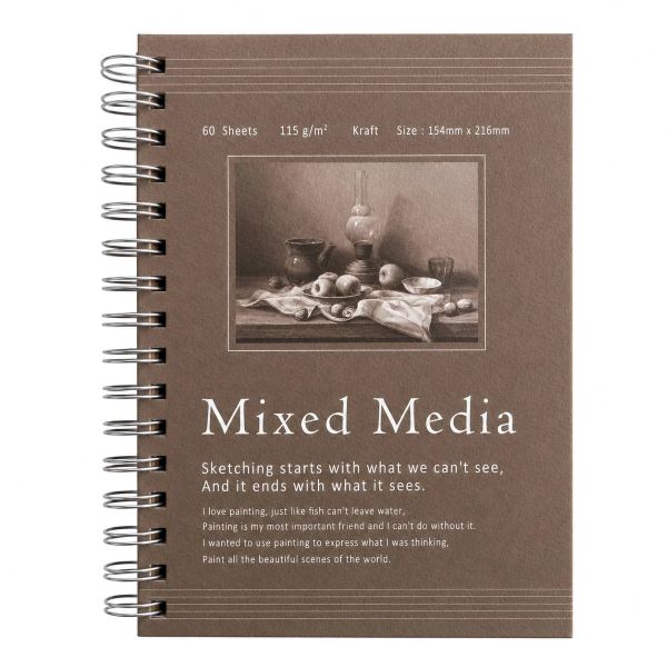 BLOK MIXED MEDIA NATRON LIST 154*216 115G 6 L 251286