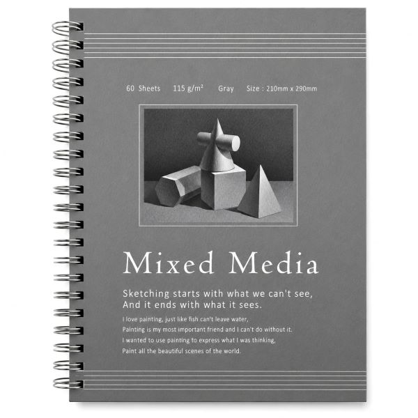BLOK MIXED MEDIA SIVI LIST 210*290 115G 6 L 251287