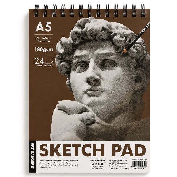 ART RANGERS BLOK SKETCH A5 180G. 24L 102PB01