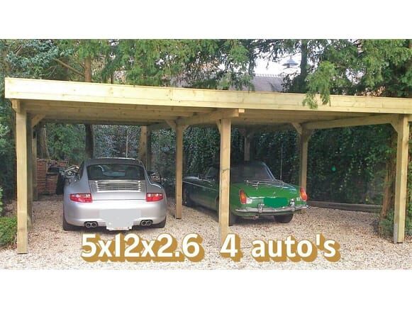Prodaje se Voiture de carport 4 voitures 5x12x2.6 pergolu na aukciji
