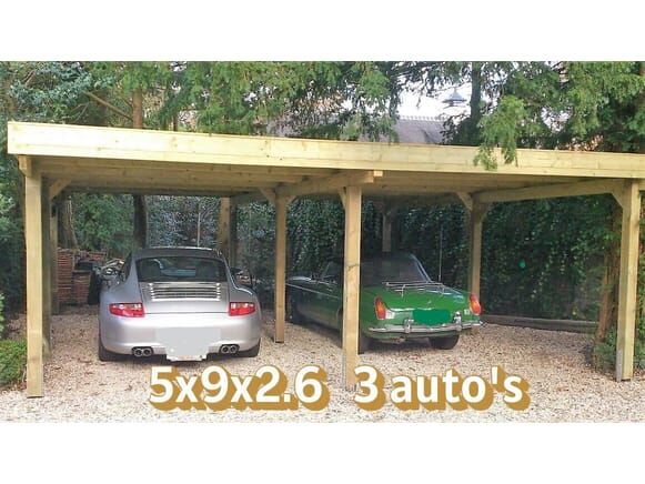 Prodaje se Abri de voiture 3 voitures 5x9x2,6 pergolu na aukciji