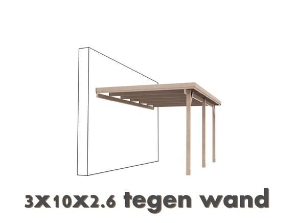 Prodaje se Carport contre le mur 3x10x2,6 pergolu na aukciji