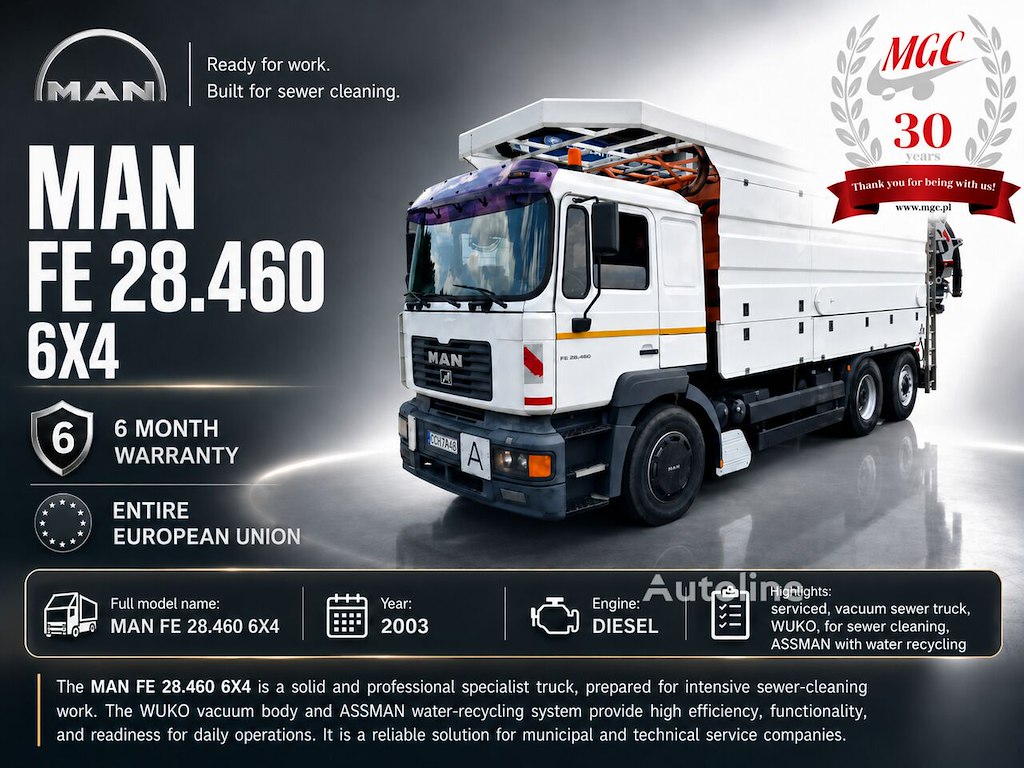 MAN FE 28.460 / ASSMANN TYP 229 / WUKO / WITTIG autofekalac