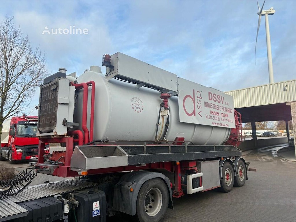 Burg URACA KD 716 / VOLVO PENTA TAD942VE (SIHI 2200 CB/H / 15500 L + poluprikolica autofekalca