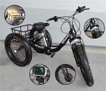 Novi Carro TRANSPORTE INDUSTRIAL ELETRICO 3 RODAS ETRI BLACK bicikl
