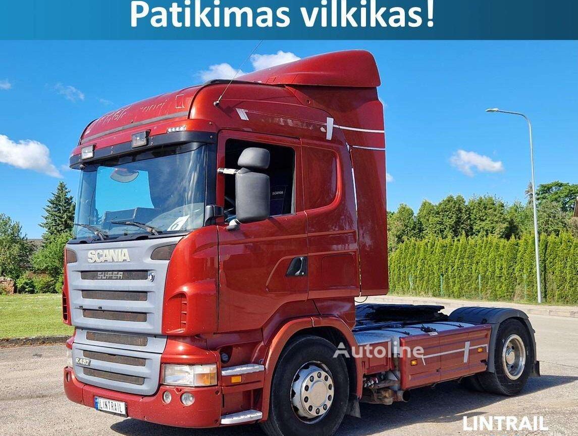 Scania R420 tvarkingas vilkikas tegljač