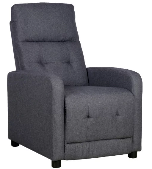 FOTELJA ZA GLEDANJE TELEVIZORA 65/102.5-81/85.5-139.5 cm , siva